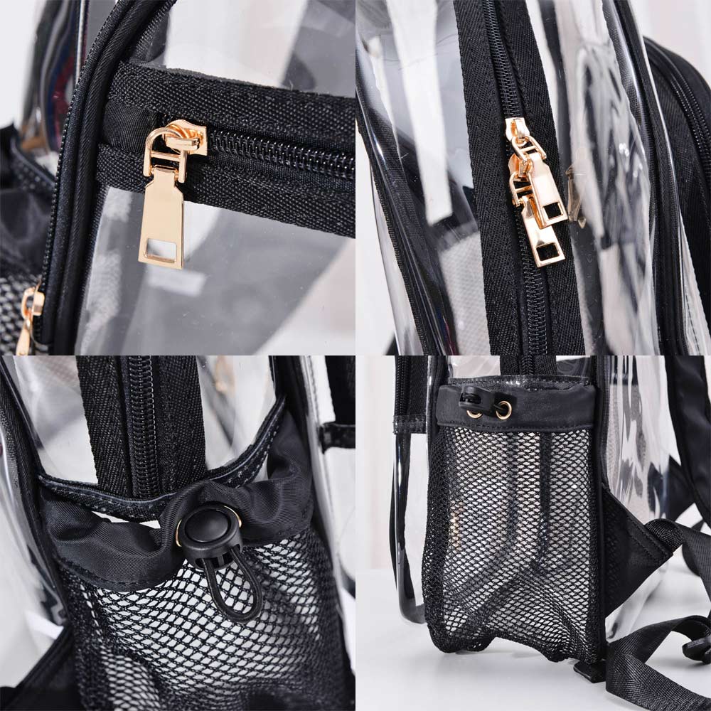 Clear Front Pocket Backpack – Beyond Blessed Boutique